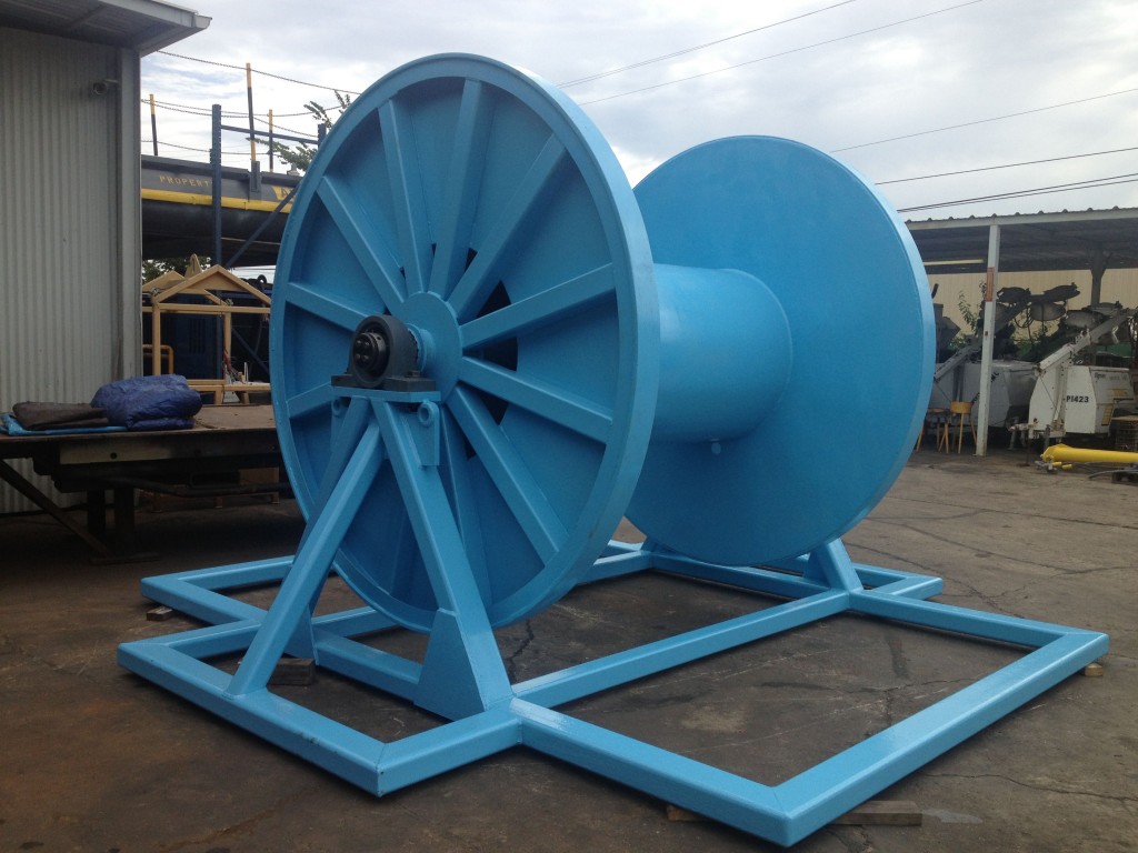 Maersk Developer Reel and Cradle stand 1 – Alpha Mar Group